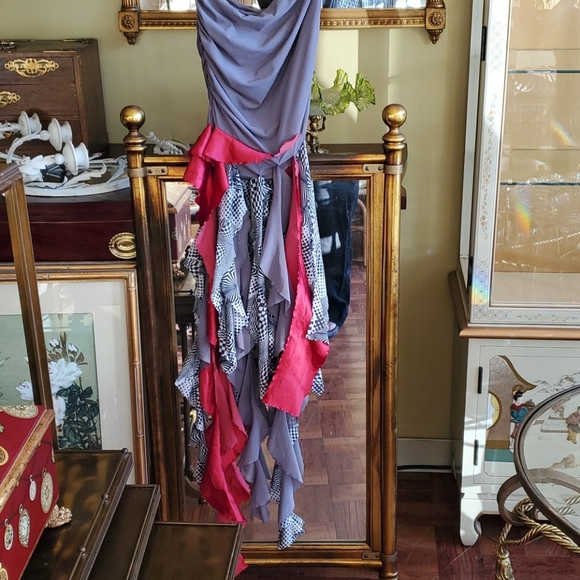 Stephanie Paris | Tops | Stephanie Paris Sexy Grey Sleeveless Party Top ...